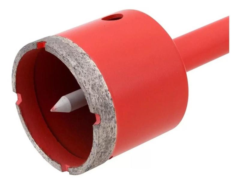 Serra copo diamantada c/ haste - 75mm fertak tools - Serra Copo ...