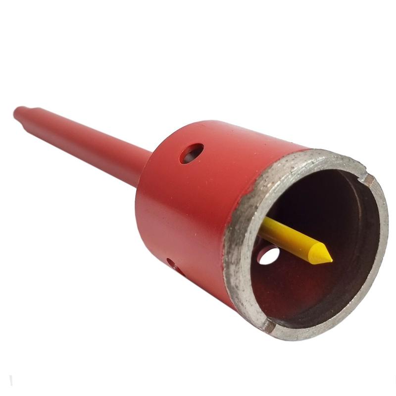 Serra Copo Diamantada com Haste 50mm Guia Profissional HTOM - Serra ...