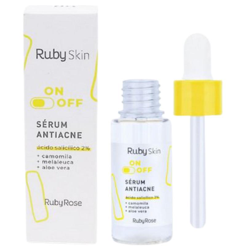 Serum Antiacne Ruby Skin ON + OFF Ruby Rose - Kit de Tratamento para o ...