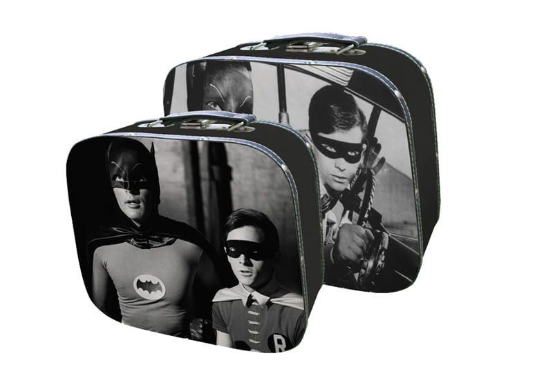 Set 2 Peças Maletas Mdf/Lona DC Movie Batman e Robin - Incasa - Maleta ...