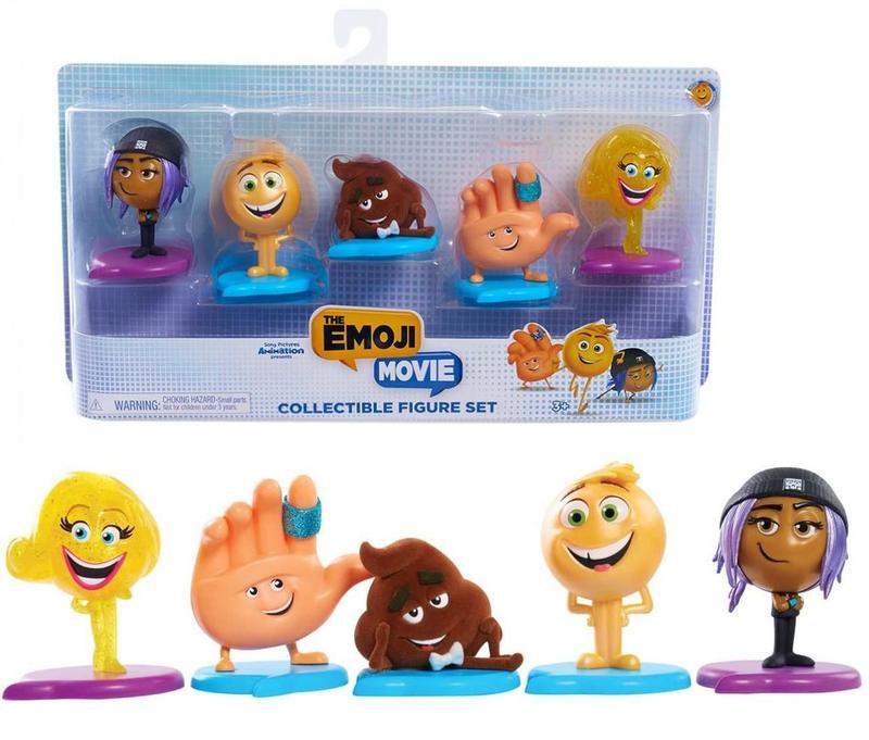 Set 5 Bonecos Emoji O Filme Figuras Coleção - Just Play - Bonecos ...