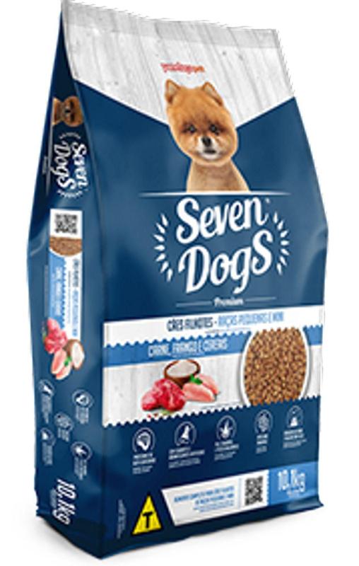Seven Dogs 10,1kg Cães Filhotes Raças Pequenas e Mini - Panelaço Pet ...