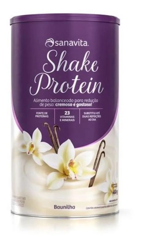 Shake Protein - Baunilha - Lata 450g Sanavita - Shake de Proteína ...