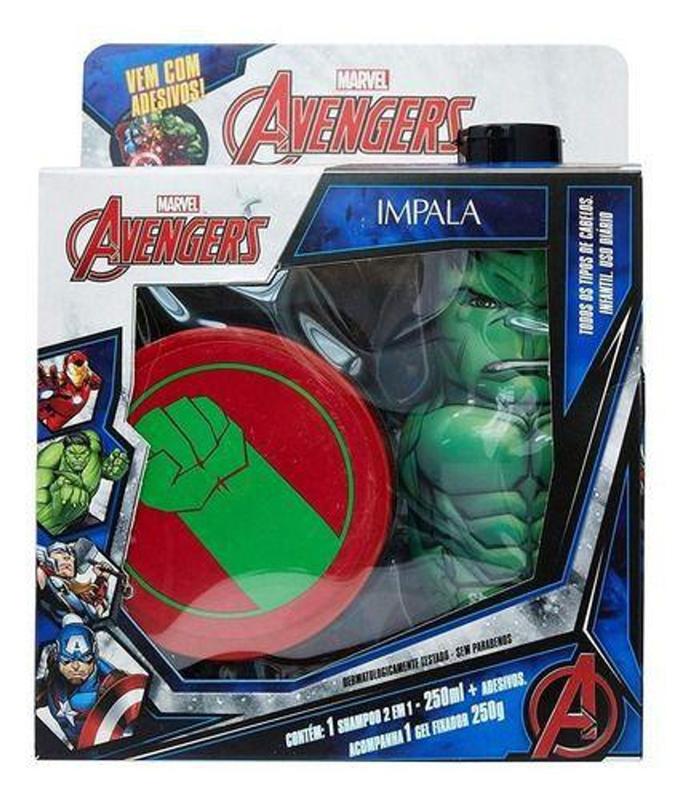 Shampoo 2 Em 1 + Gel Fixador Impala Avengers Hulk - Shampoo - Magazine ...