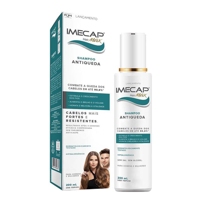 Shampoo Antiqueda Imecap Hair Max 200ml - Shampoo Dermocosmético ...