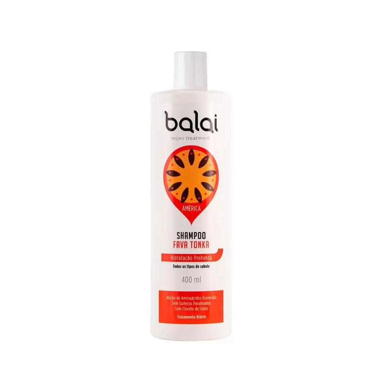 Shampoo Balai América Fava Tonka Hidratação Profunda 400ml - Shampoo ...