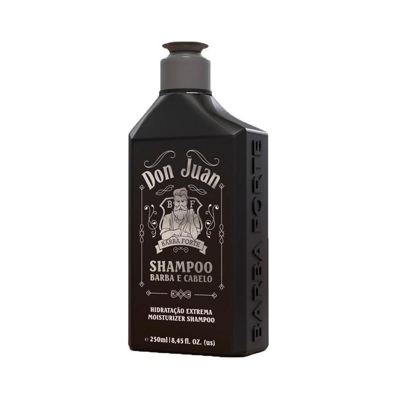 Shampoo Barba E Cabelo Don Juan - Barba Forte 250Ml - Condicionador ...