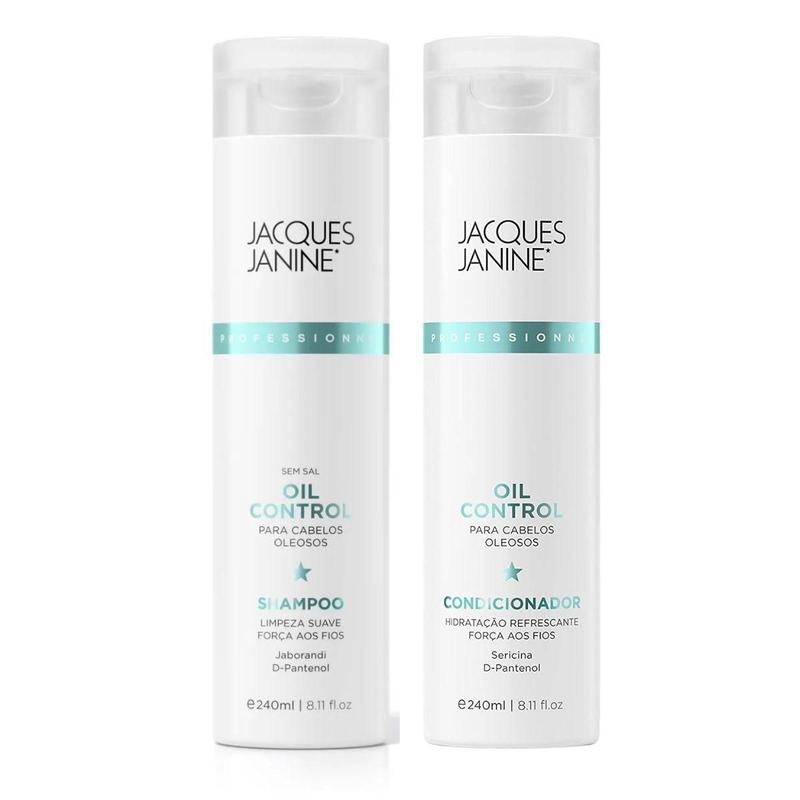 Shampoo + Condicionador Jacques Janine Oil Control 240Ml - Kit Shampoo ...