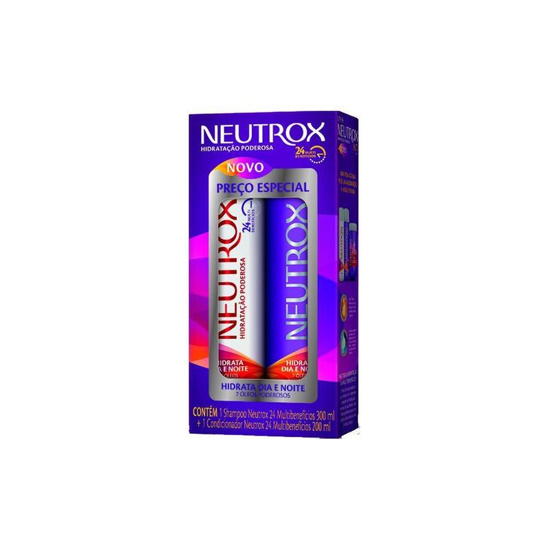 Shampoo + Condicionador Neutrox Hidratação 300Ml - Kit Shampoo e ...