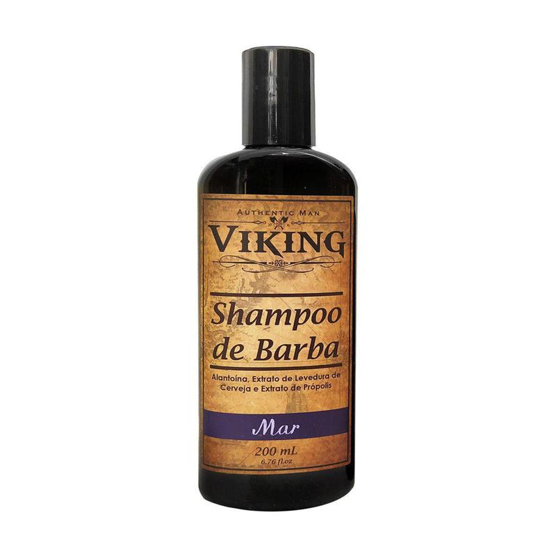 Shampoo de Barba Mar Viking 200mL - Shampoo para Barba - Magazine Luiza