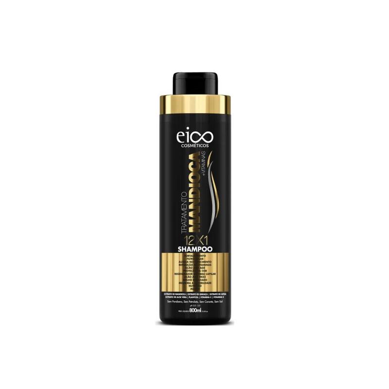 Shampoo Eico 800ml Tratamento Mandioca - Shampoo - Magazine Luiza