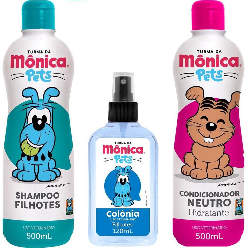 Shampoo Filhotes Turma da Mônica Pets para Cães e Gatos (500 ml ...