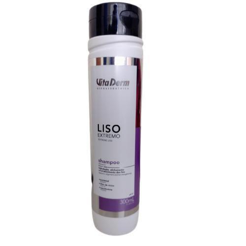 Shampoo Liso Extremo Vita Derm 300Ml - Shampoo - Magazine Luiza
