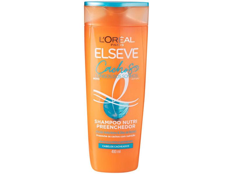 Shampoo LOréal Paris Elseve Nutri Preenchedor - Cachos Longos dos ...