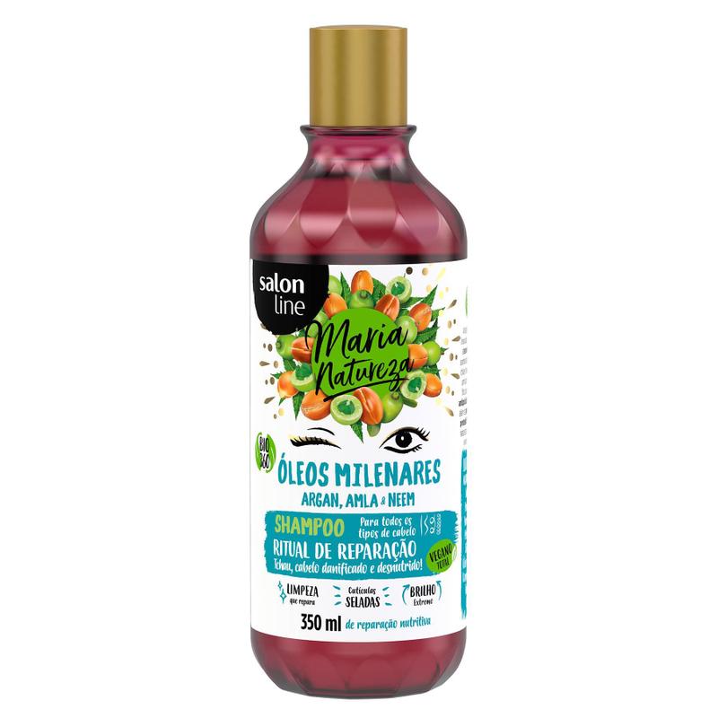 Shampoo maria natureza óleo milenares - salon line 350ml - Shampoo ...