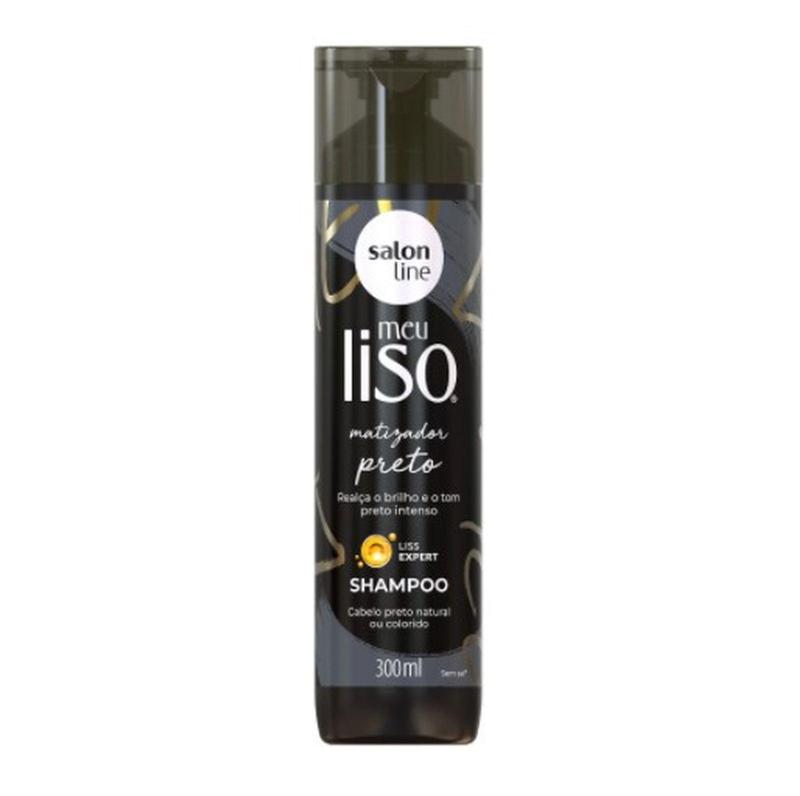 Shampoo Meu Liso Matizador Preto 300ml - Salon Line - Shampoo ...