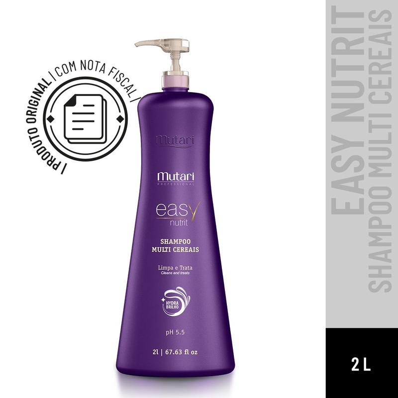 Shampoo Multi Cereais Mutari - Easy Nutrit PROF - 2l - Shampoo ...