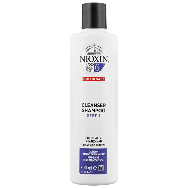 Shampoo Nioxin 6 Hair System Cleanser Color Safe 300ml - Shampoo ...