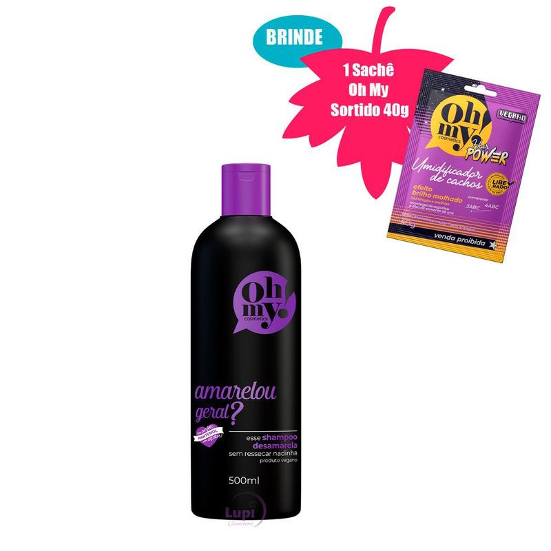 Shampoo ohmy amarelou geral 500ml - Oh My! - Shampoo - Magazine Luiza
