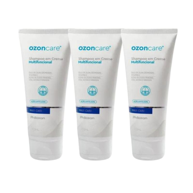 Shampoo Ozonizado - Antiqueda Dermatite Oleosidade - Kit 3 - Ozoncare ...