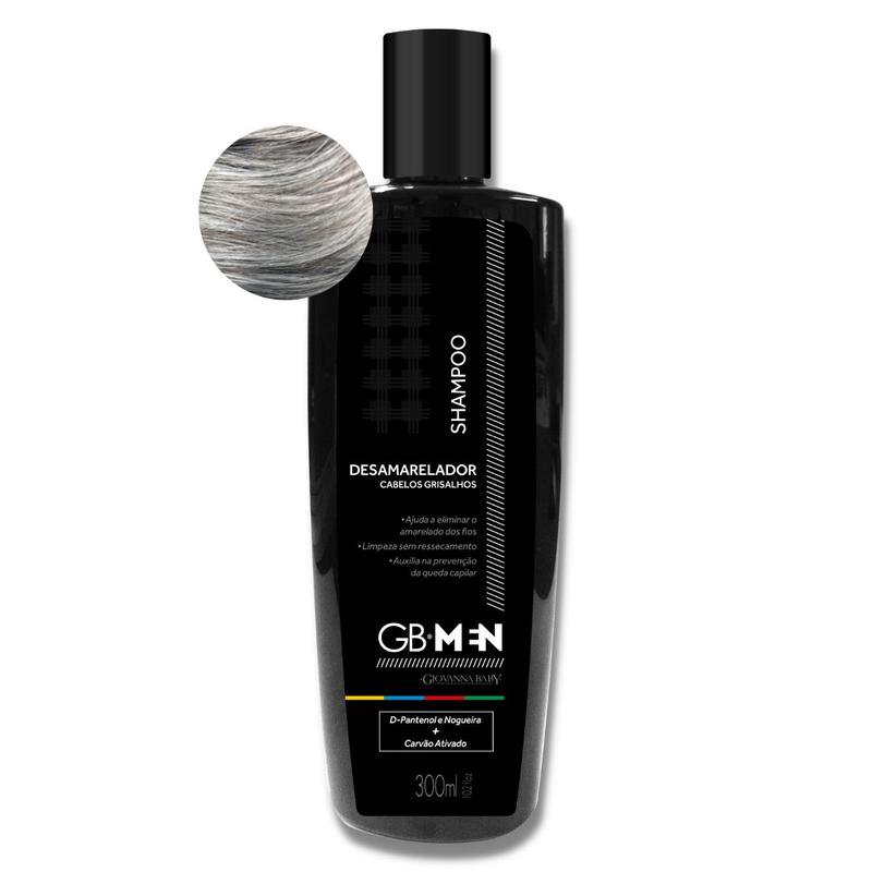 Shampoo p/ homens cabelos grisalhos giovanna baby 300 ml - GB MEN ...