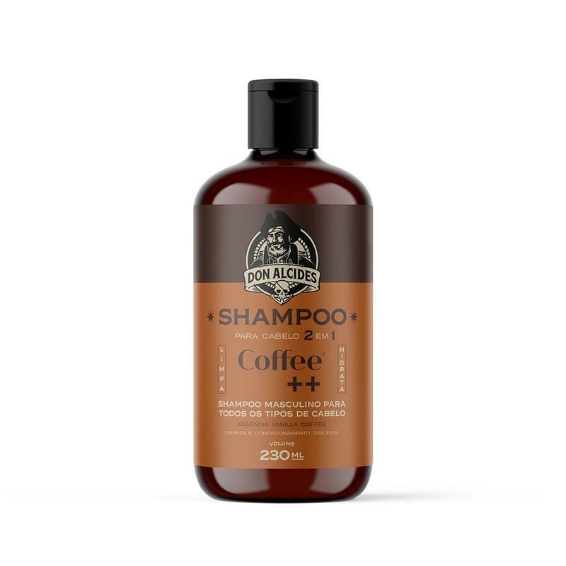 Shampoo Para Cabelo Masculino 2 Em 1 Don Alcides Coffee++ 230ml ...