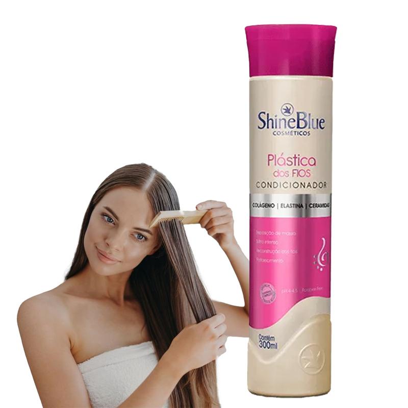 Shampoo Plastica dos Fios Com Colageno Brilho Intenso Reposição de ...