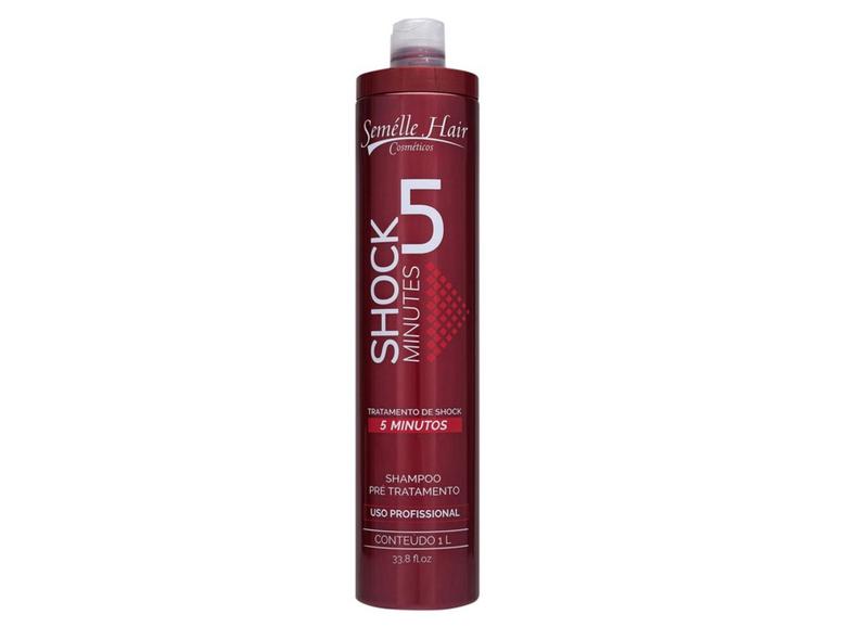 shampoo pré tratamento shock 5 semelle hair 1L - Máscara Capilar ...