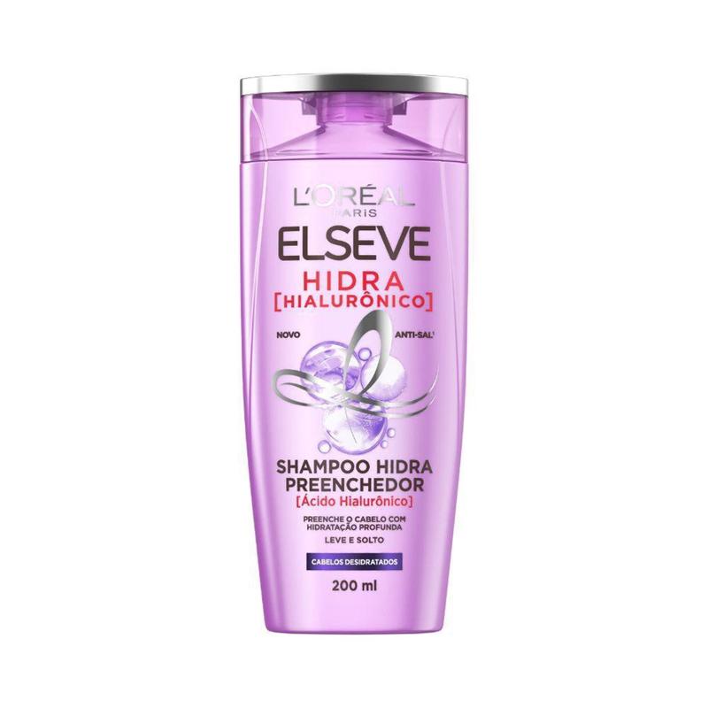 Shampoo Preenchedor Elseve Hidra Hialurônico Loreal - 200ml - Loréal ...