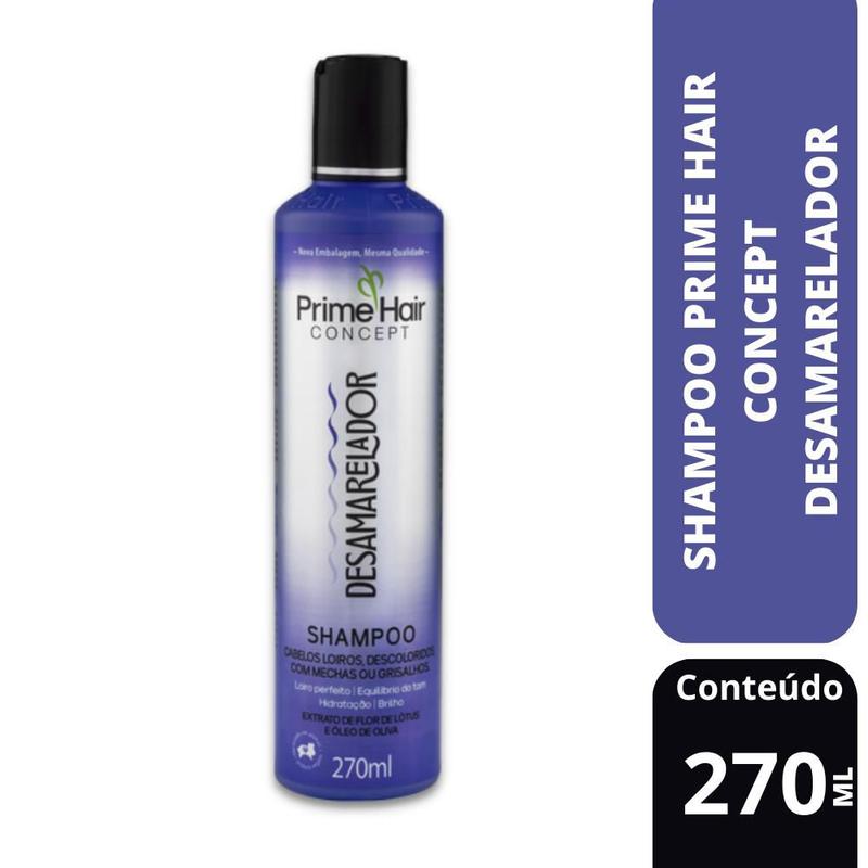 Shampoo Prime Hair Concept Desamarelador 270ML - Shampoo - Magazine Luiza