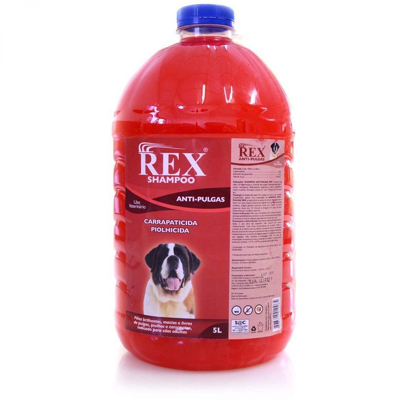 Shampoo Rex Antipulgas 5 Litros - Look Farm - Shampoo - Magazine Luiza