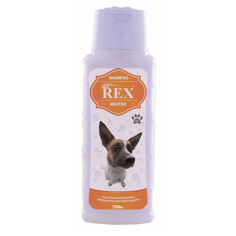 Shampoo Rex Neutro 750ml - Shampoo e Condicionador para Cachorro ...