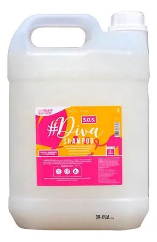 Shampoo S.O.S Diva 5Kg Concentrado - Troia Hair - Shampoo - Magazine Luiza