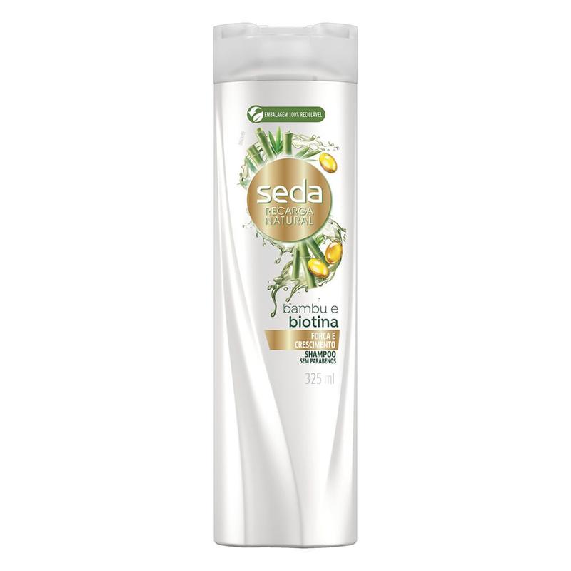 Shampoo Seda Recarga Natural Bambu e Biotina 325ml - Shampoo - Magazine ...
