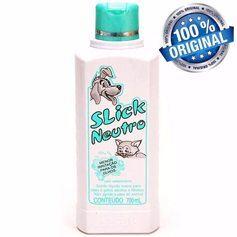 Shampoo slick dog neutro para caes e gato 700ml - Outros Pet Shop ...