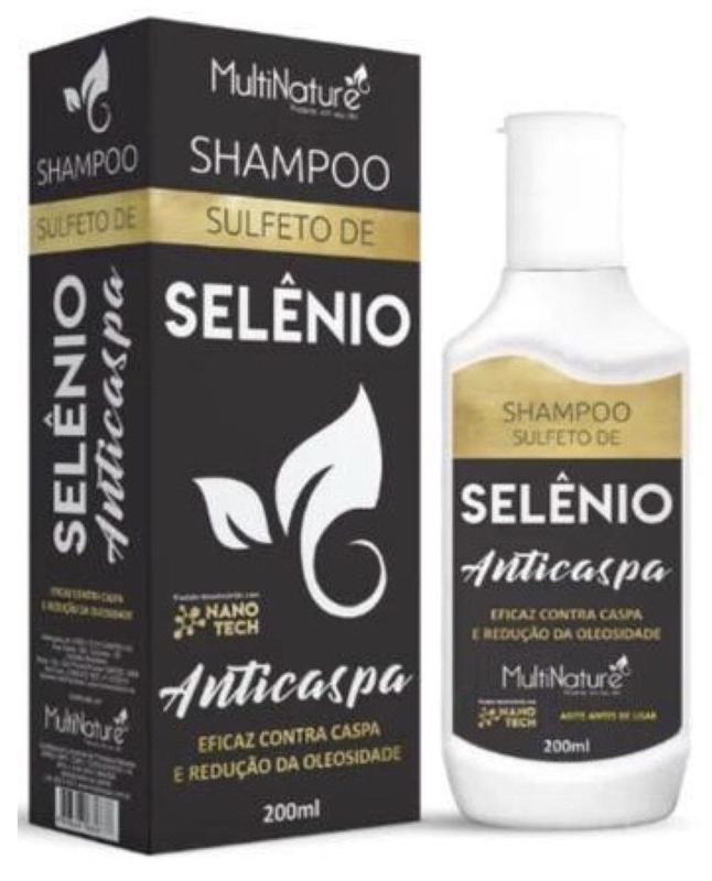 Shampoo Sulfato De Selênio Com Melaleuca Anticaspa Multinature ...