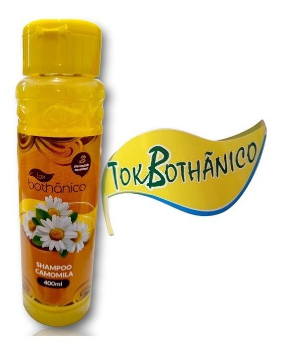 Shampoo Tok Bothânico Camomila 400ml Fortalecimento e Brilho Cabelos ...