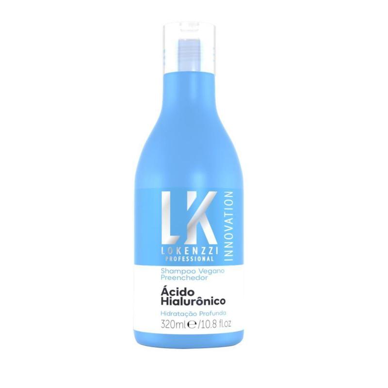 Shampoo Vegano Preenchedor Lokenzzi Ácido Hialurônico 320ml - Shampoo ...