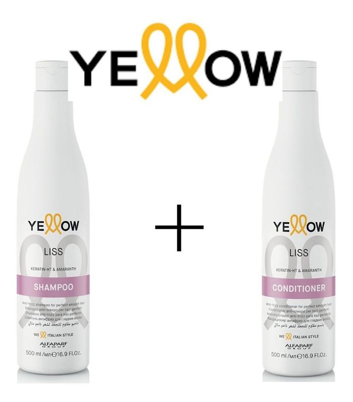 Shampoo Yellow Liss + Condicionador 500ml By Alfaparf - Kit Shampoo e ...