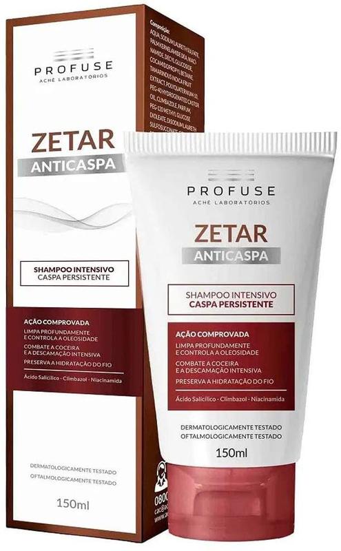Shampoo Zetar Intensivo Anticaspa 150ml - Profuse - Shampoo - Magazine ...