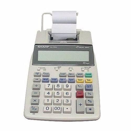 Sharp El-1750 Calculadora De Mesa Com Bobina - Original - Calculadora ...