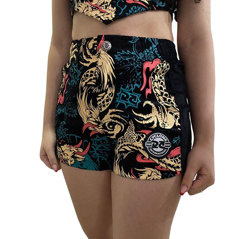 Short Cyclone Veludo Preto ORIGINAL 110502023 - Short Esportivo ...