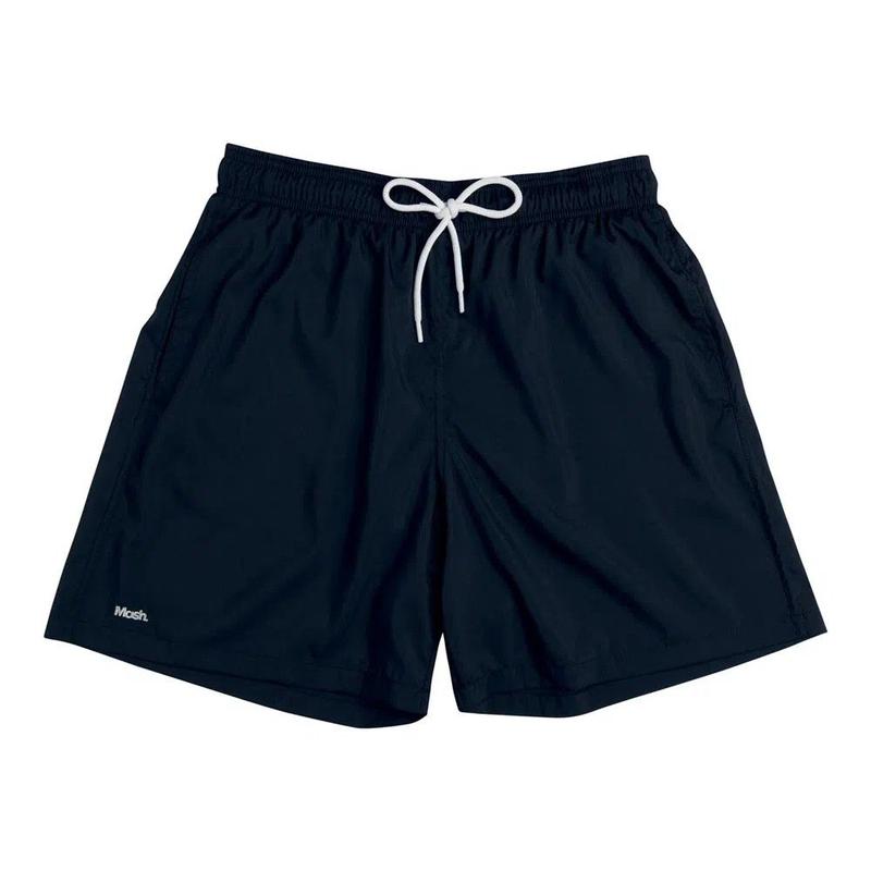 Shorts Básico Tactel Masculino Liso Moda Praia - Mash - MASH - Bermuda ...