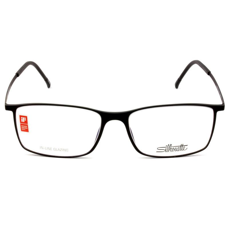 Silhouette SPX 2902 - Preto Fosco 40 6050 53mm - Óculos de Grau ...