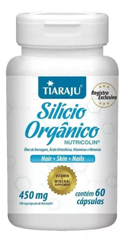 Silício Orgânico Nutricolin 60 Cápsulas 450mg - Tiaraju - Fitoterápicos ...