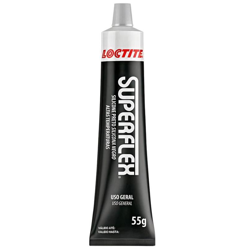 Silicone Alta Temperatura 2597432 Superflex 596BK 55g Preto Loctite ...