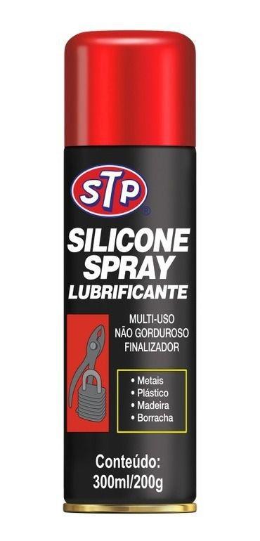 Silicone Multiuso Lubrificante Stp - Spray 300ml - Silicone Automotivo ...