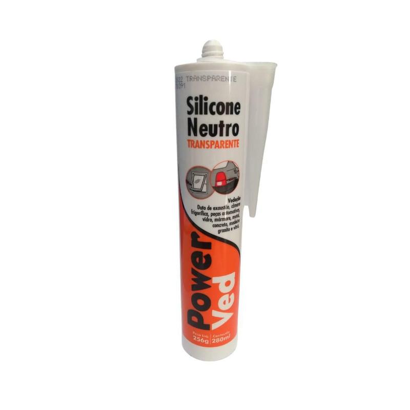 Silicone Neutro Incolor Power Ved Selante 280Ml - Selante para ...