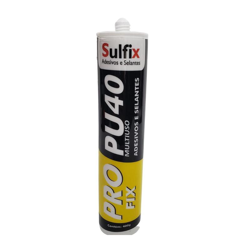 Silicone pu40 preto - 400g pro fix sulfix - Silicone para Vedação ...