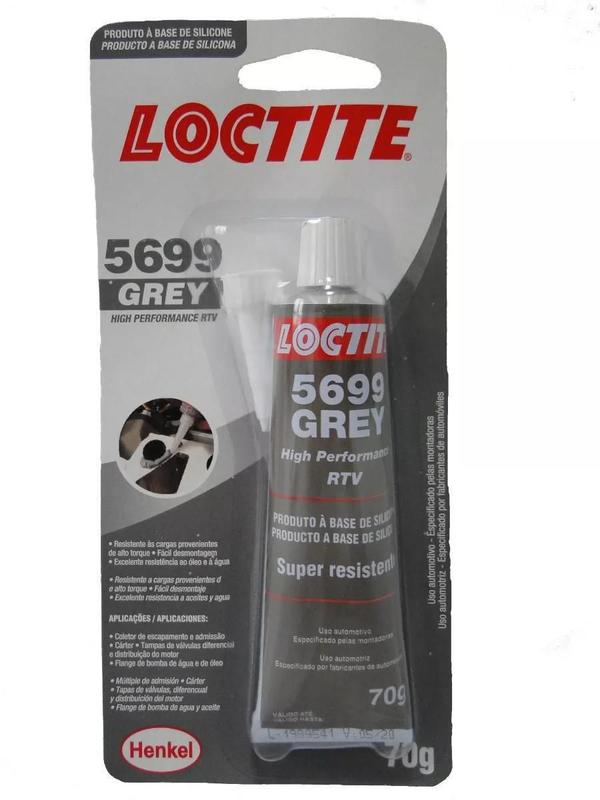 Silicone Vedante Oximico Loctite SI 5699 Cinza 70g - Acessórios para ...